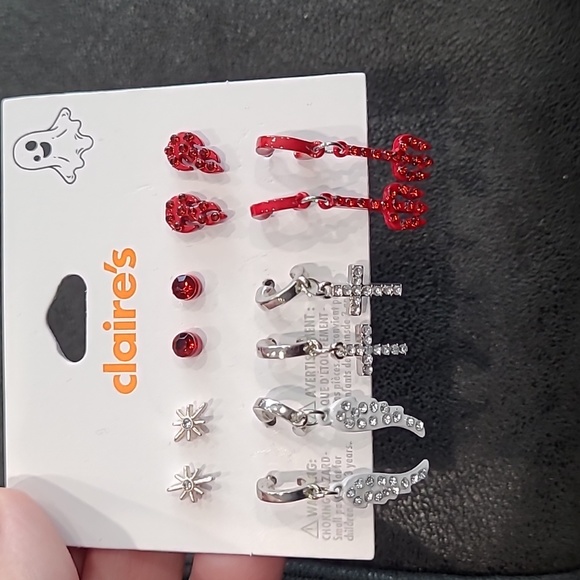 Claire's | Jewelry | Claires Angel Devil Earrings Nwt | Poshmark